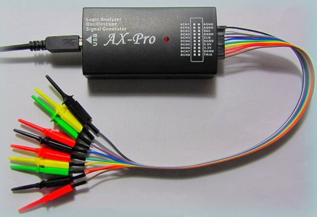 多機能USBオシロ・ロジックアナライザ(AX-Pro) - (株)日新テクニカARM,Cortex,Android,Linux,uClinux,FPGA,DSP